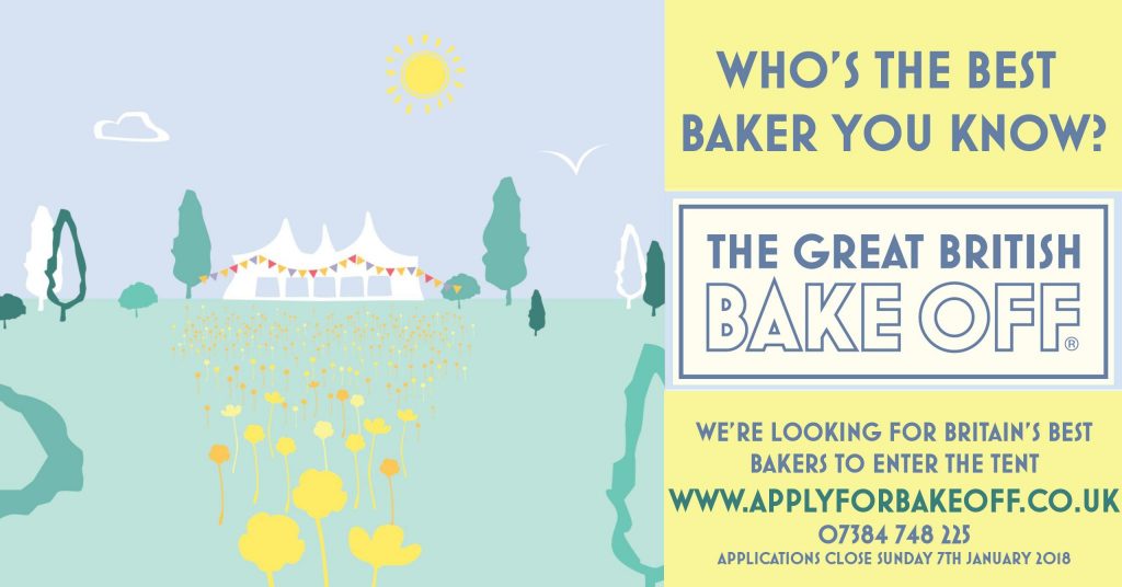 Applications now open for 'The Great British Bake Off, 2018' - The ...